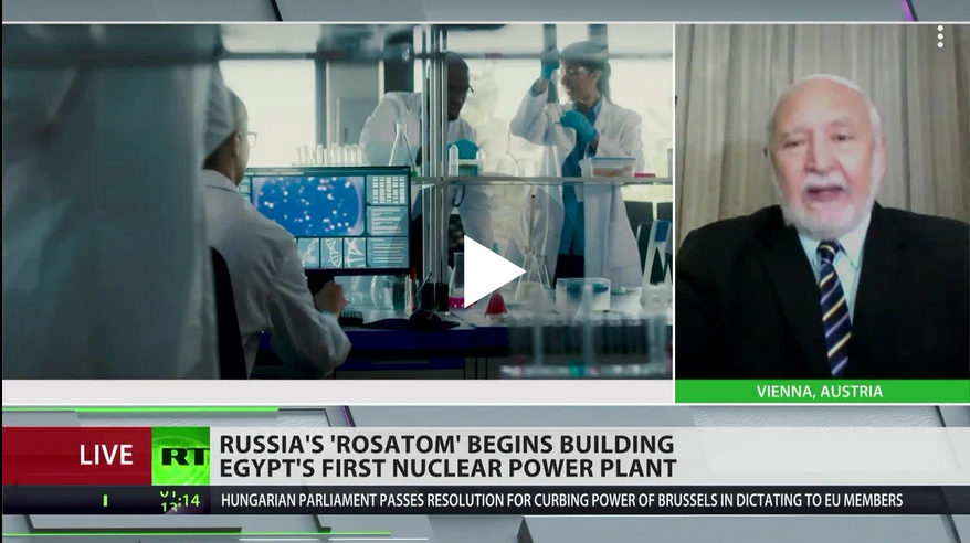 Interview on construction of Egyptian first nuclear power plant by Russia - viimes