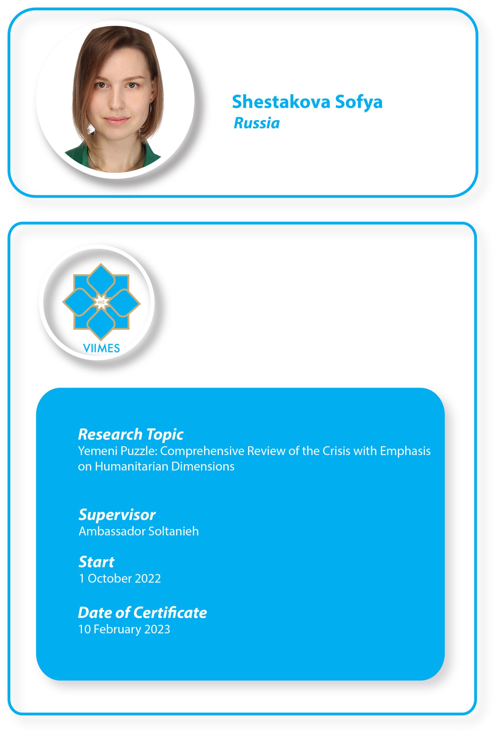 VIIMES Former Interns - viimes